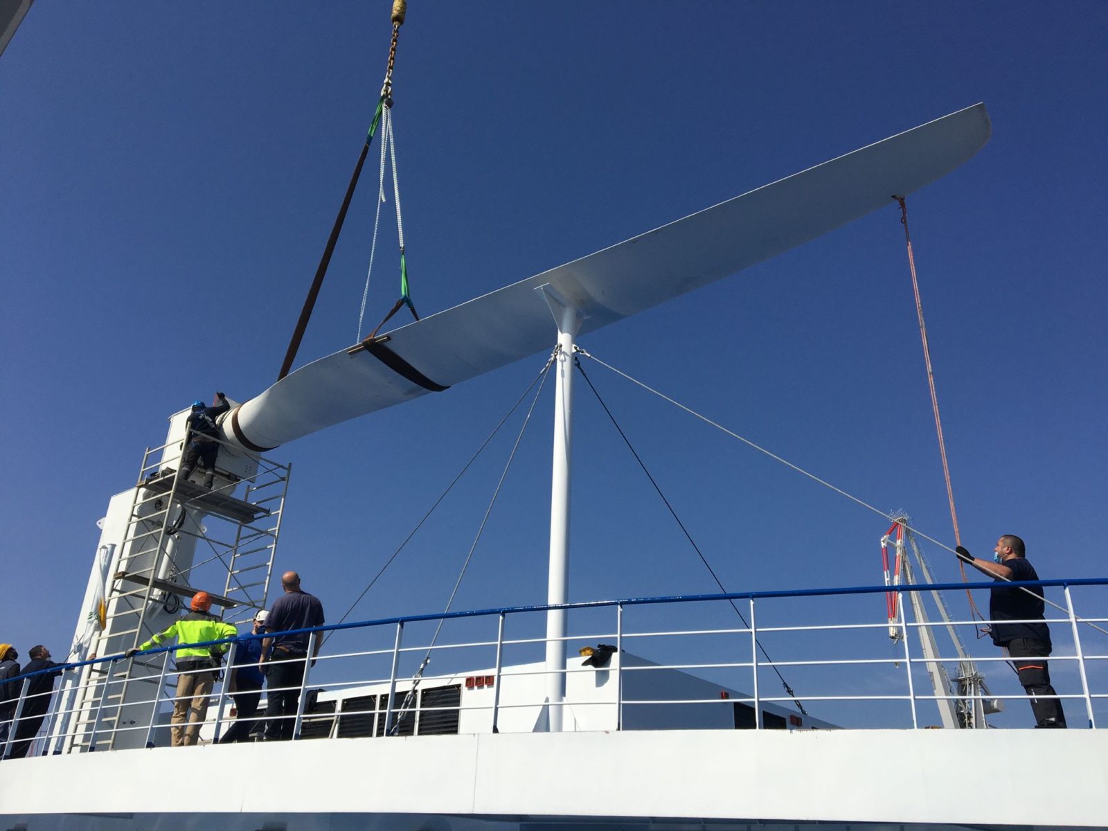 The wind propulsion system by Naos Design and Concrane makes its debut ...